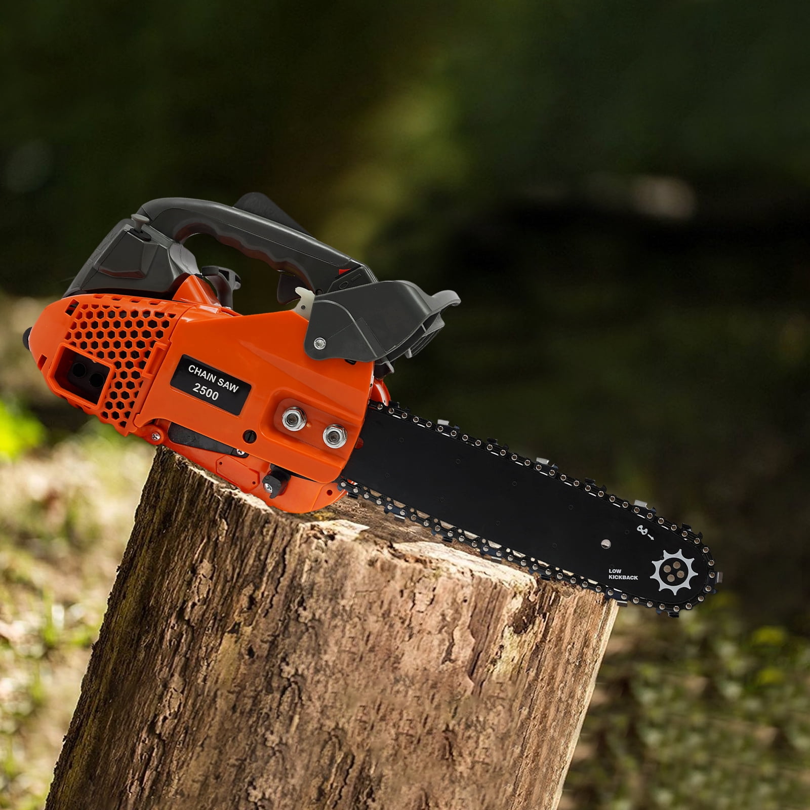 ToppiJoy 12'' Gas Chainsaw Powered Chainsaws, 2 Stroke Guide Board ...