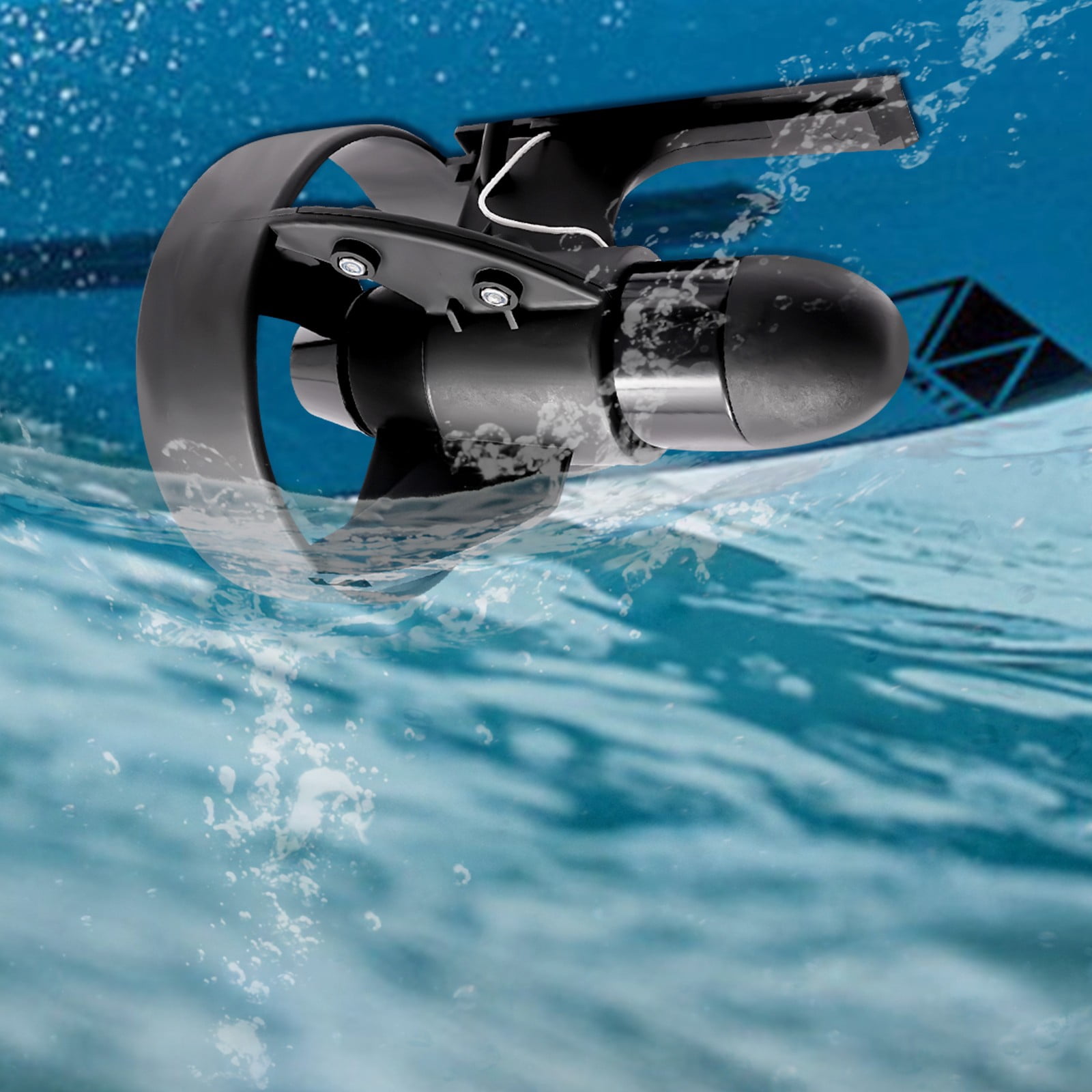 ToppiJoy 12V 288W 24A Underwater Thruster, D260 Modern Style Propeller ...