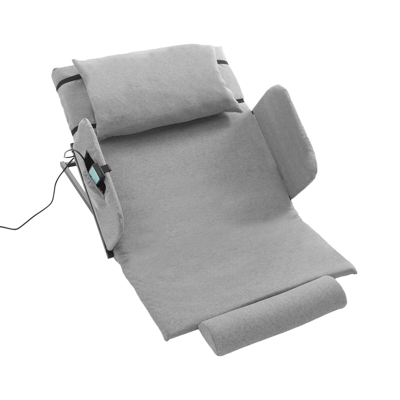 ToppiJoy 2-80° Adjustable Electric Lift Backrest Bed Grey Electric ...