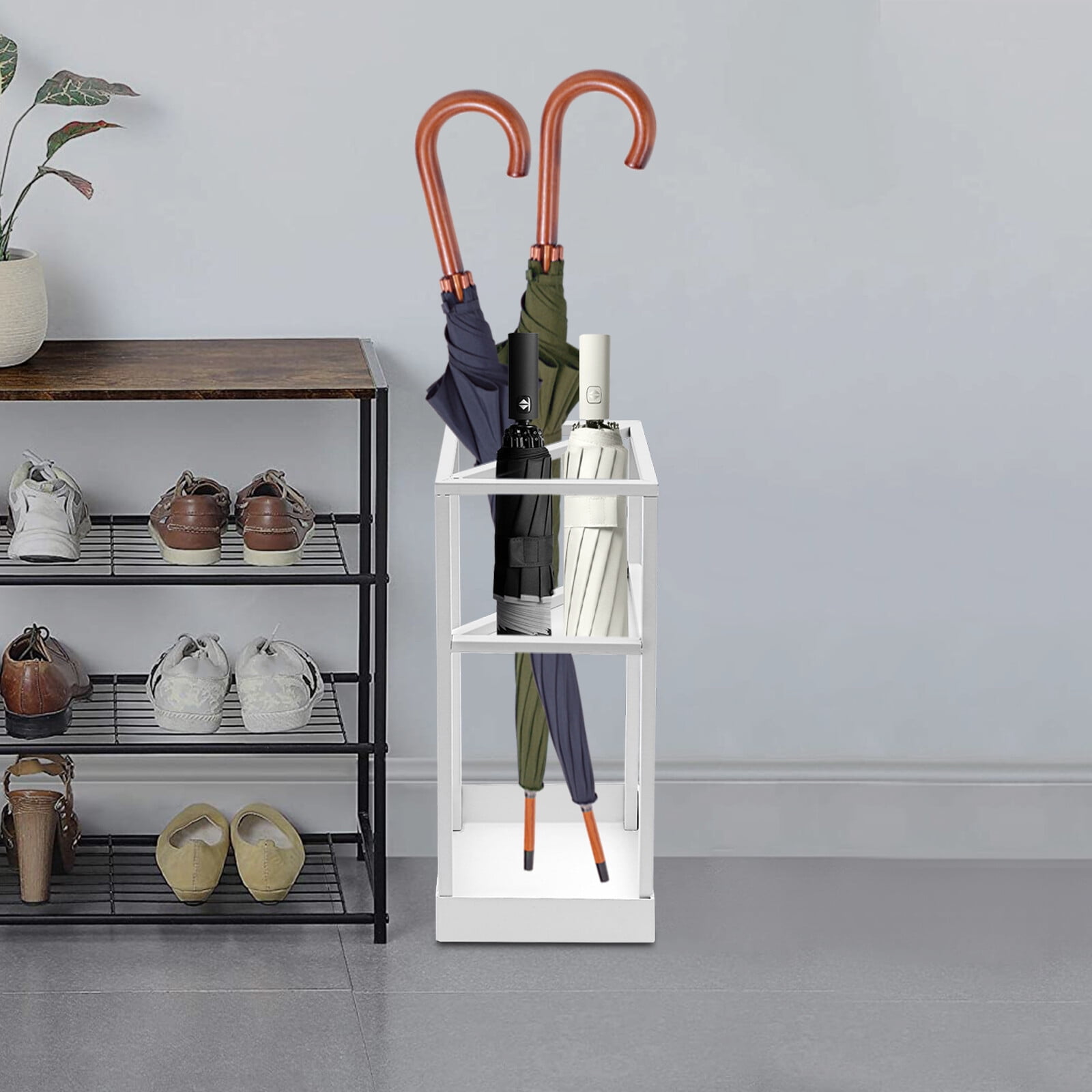 ToppiJoy 20 Inch Tall Umbrella Rack, Modern Umbrella Rack, Freestanding ...