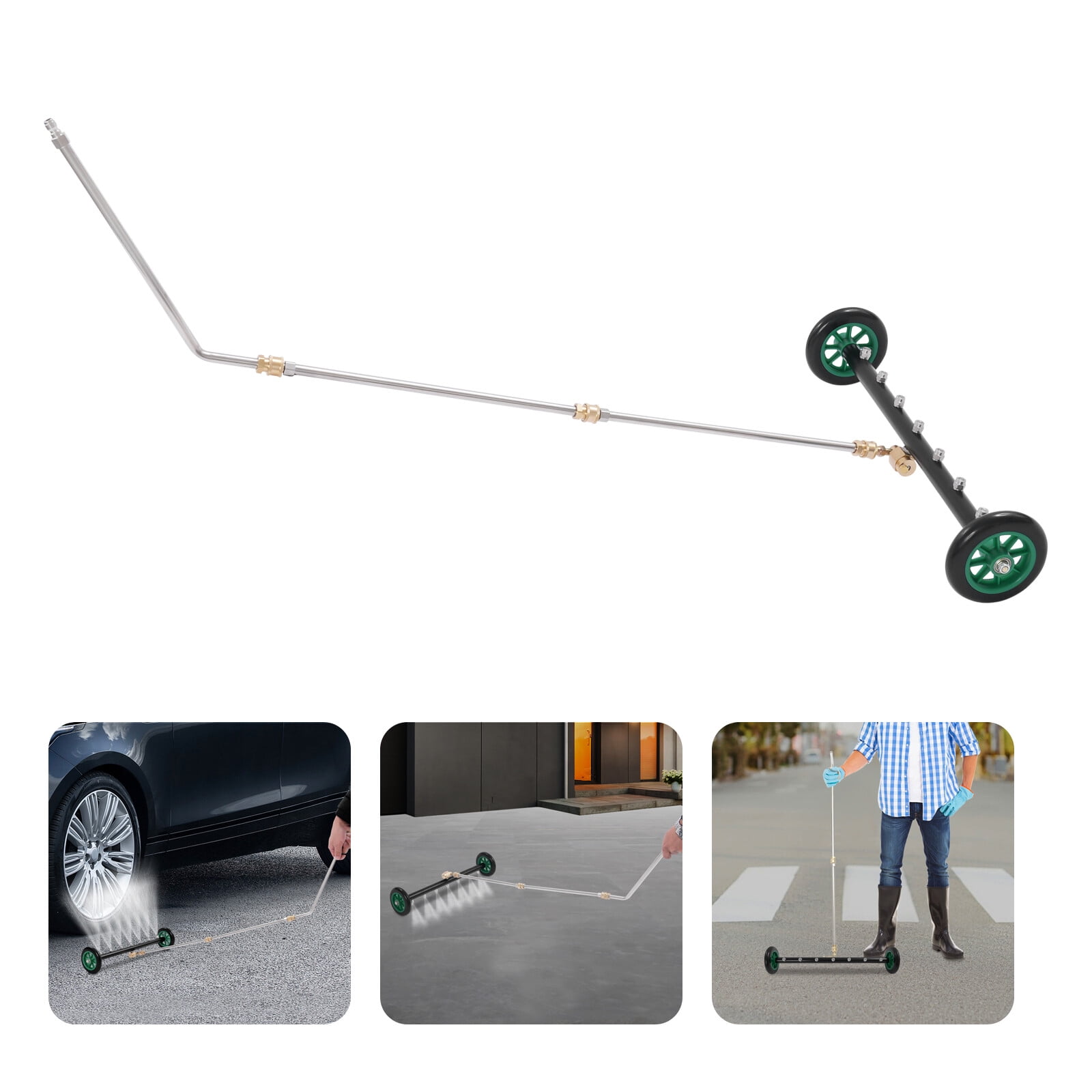 ToppiJoy 22in Undercarriage Pressure Washer Attachment, Dual-Function ...