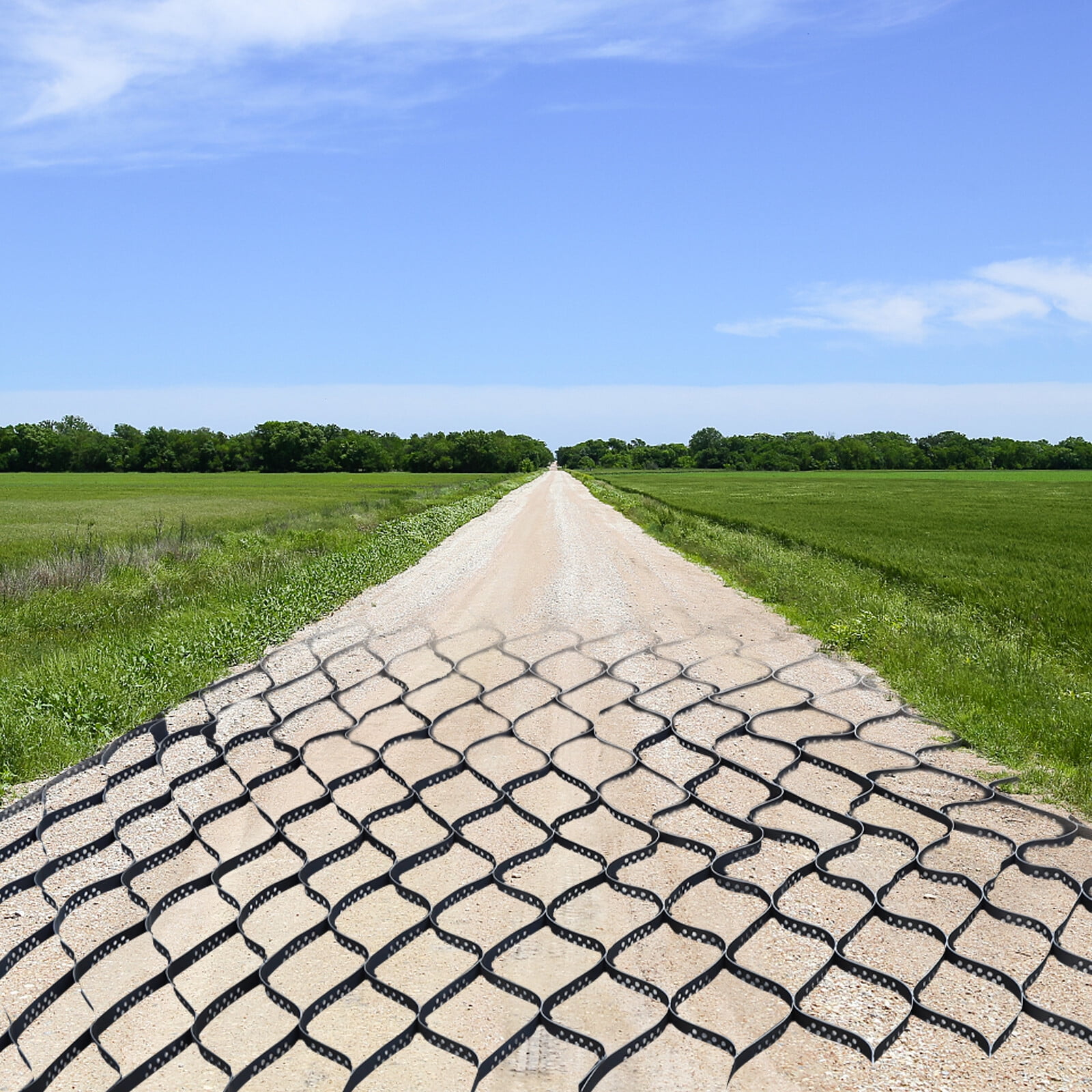 ToppiJoy 2in Thick Ground Grid Paver Grid, Geo Grid HDPE Expansion ...