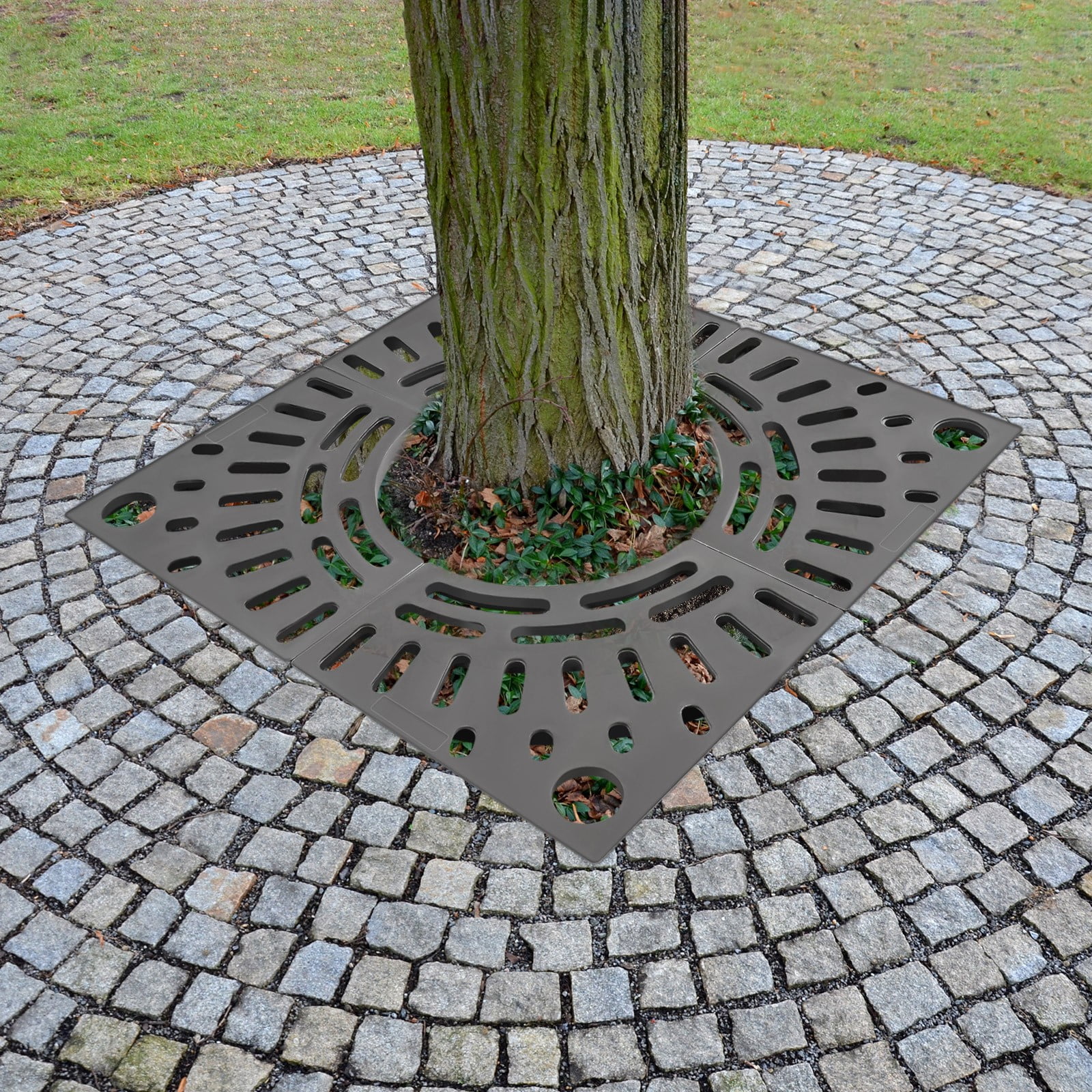 ToppiJoy 31.5*31.5*1.18in Square Tree Grate, Composite Tree Pool Cover ...