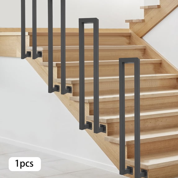 ToppiJoy 33.5in N-Shaped Side Mount Stair Railing, Stair Railing for ...