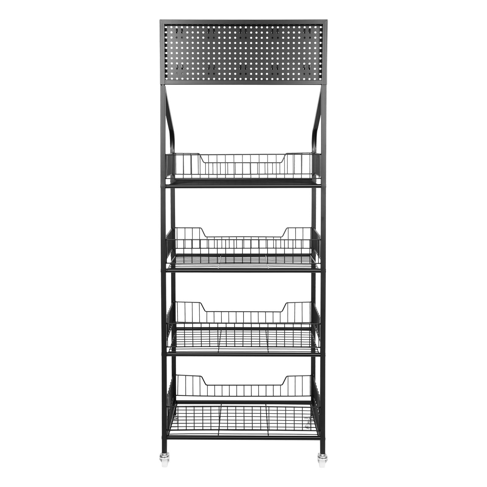 ToppiJoy 4-Tier Retail Counter Display Rack, Sturdy Iron Frame with 10 ...