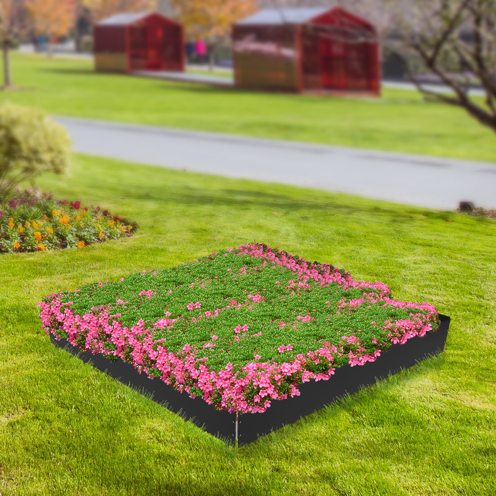 ToppiJoy 40*8.46inch Steel Landscape Edging, Garden Landscape Edging ...
