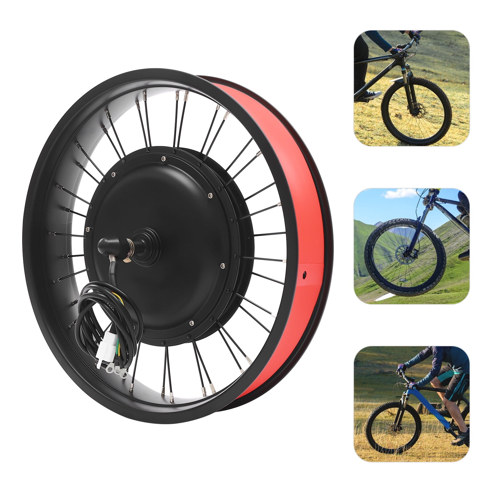 ToppiJoy 48V 1000W Electric Bike Conversion Kit, Front Wheel E-Bike Hub ...