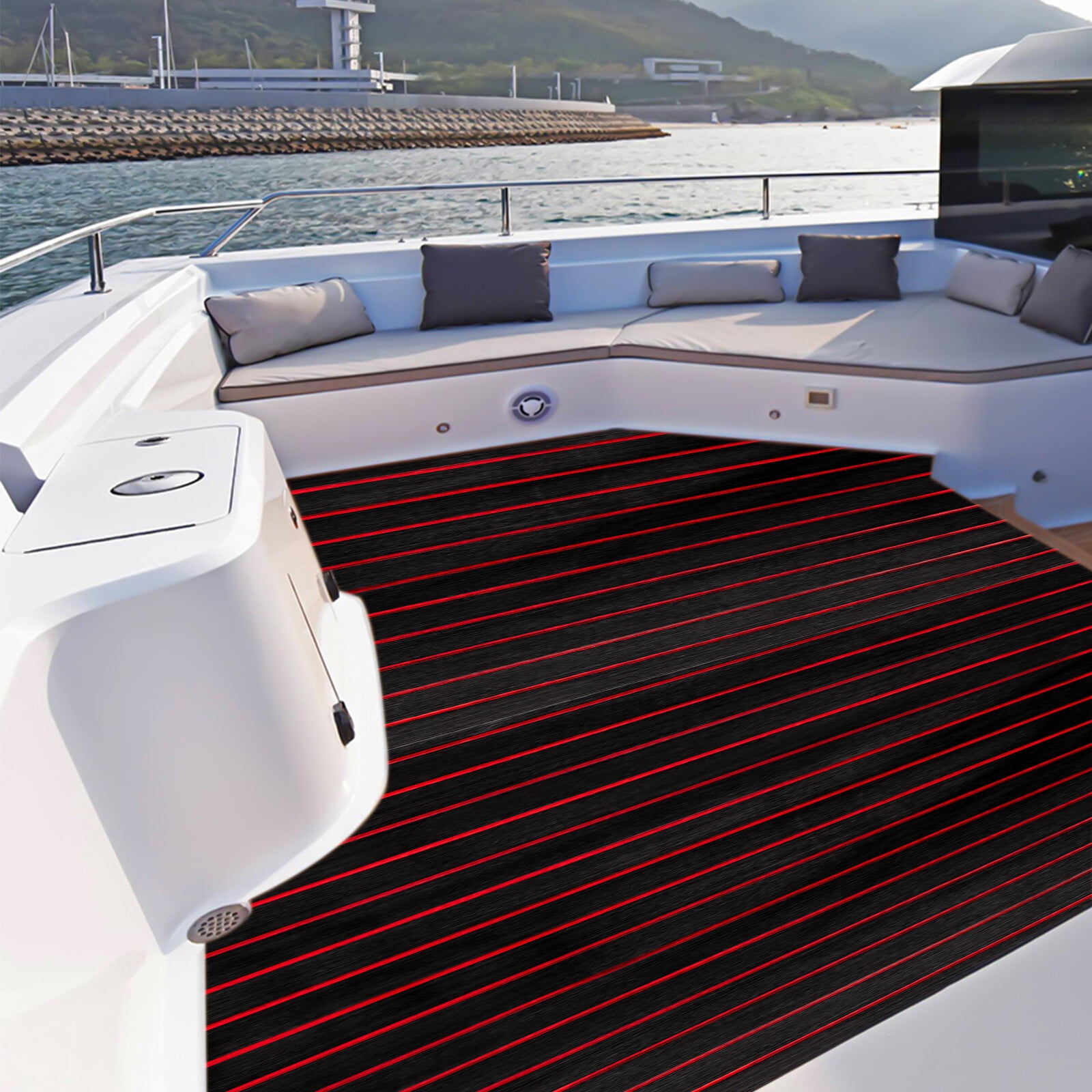 ToppiJoy 6mm Thickness EVA Boat Flooring Foam Decking Sheet Marine ...