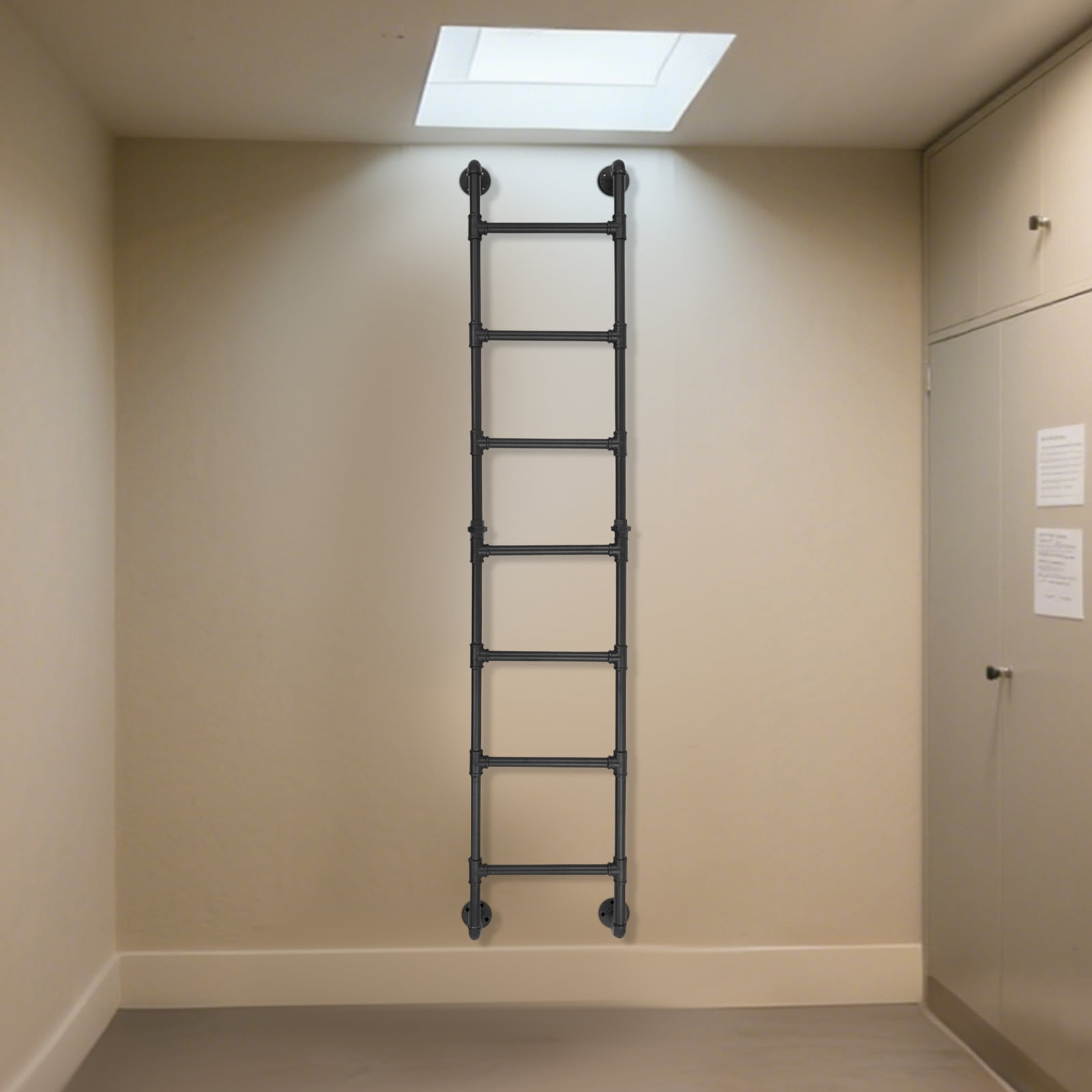 ToppiJoy 7-Step Wall-Mounted Bunk Bed Ladder, Bunk Bed Ladder, Loft ...