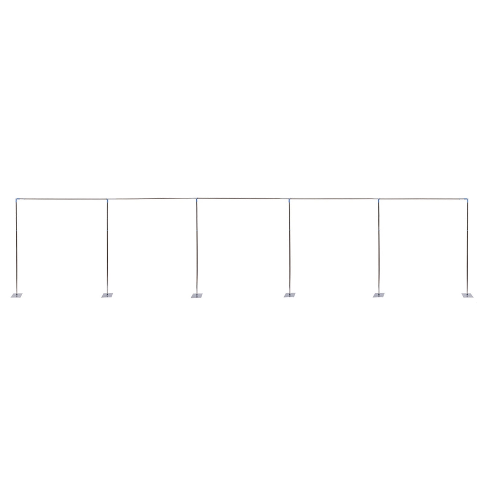 ToppiJoy Adjustable Wedding Backdrop Stand with Telescopic Rods, Large ...