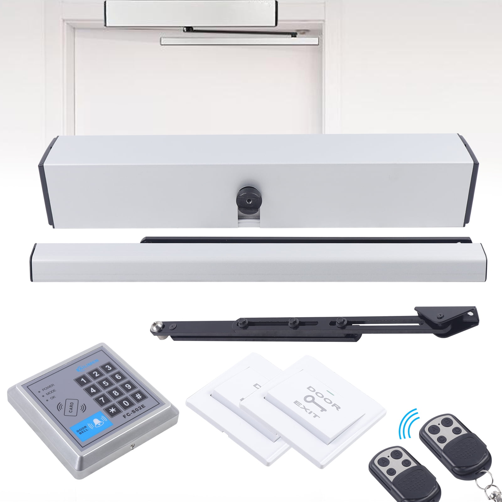 ToppiJoy Automatic Swing Door Opener, Remote Control System for Home ...
