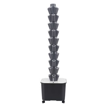 60 Plant Hydroponic Growing Tower, 12-Tier Indoor Outdoor Garden ...