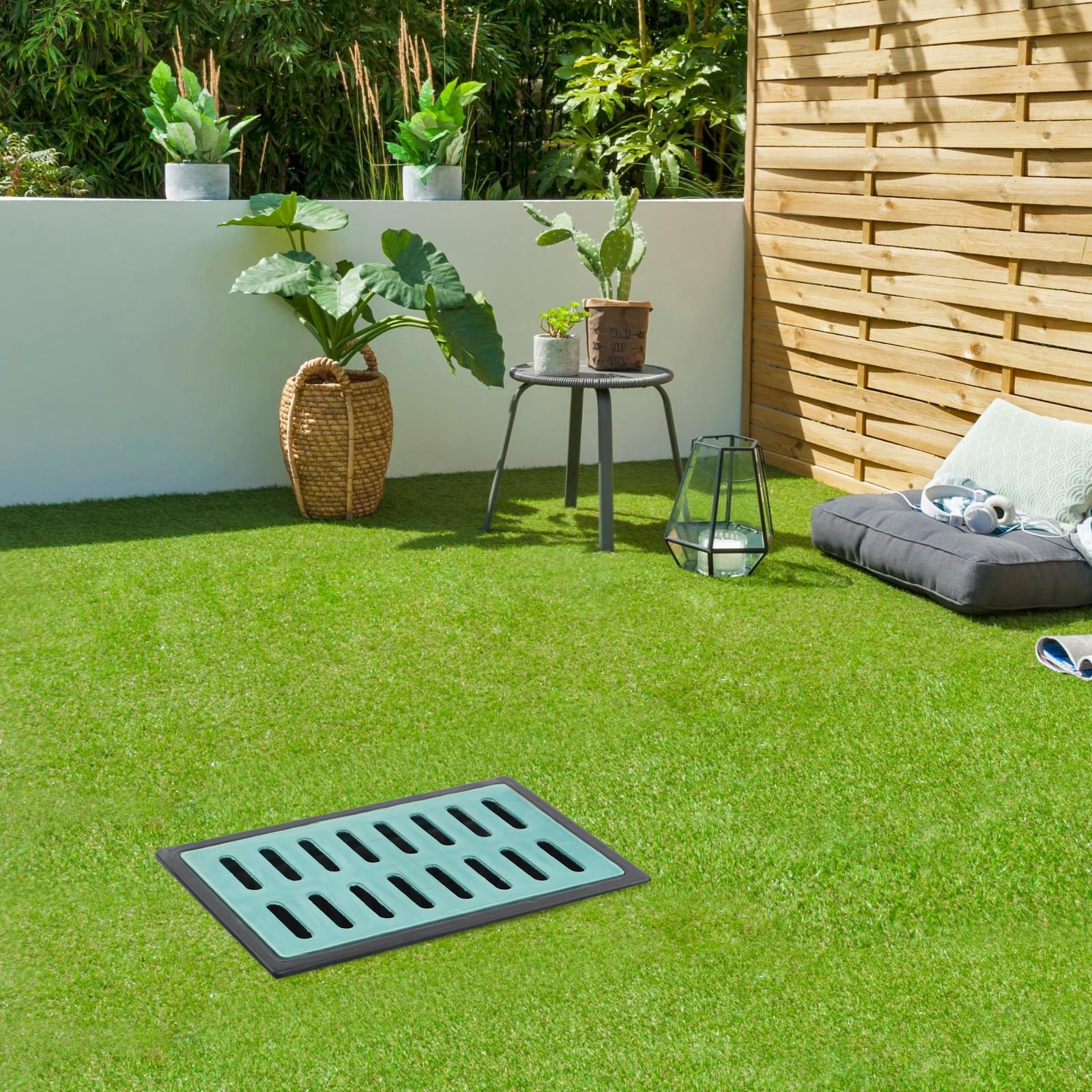 ToppiJoy Large Catch Basin for Drainage, Catch Basin for Drainage with ...