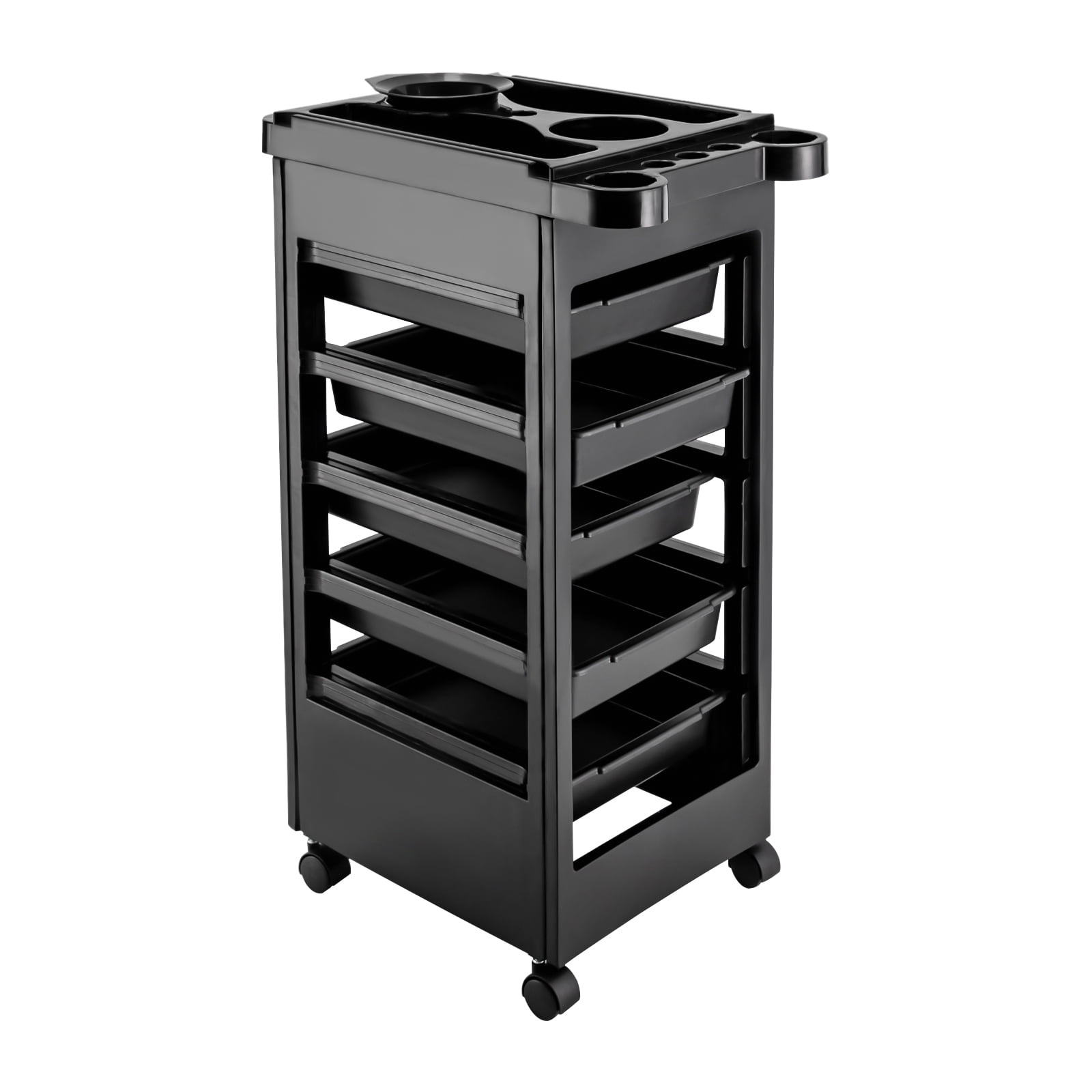 ToppiJoy Salon Rolling Cart: 5-Layer Hair Stylist Trolley with Drawers ...