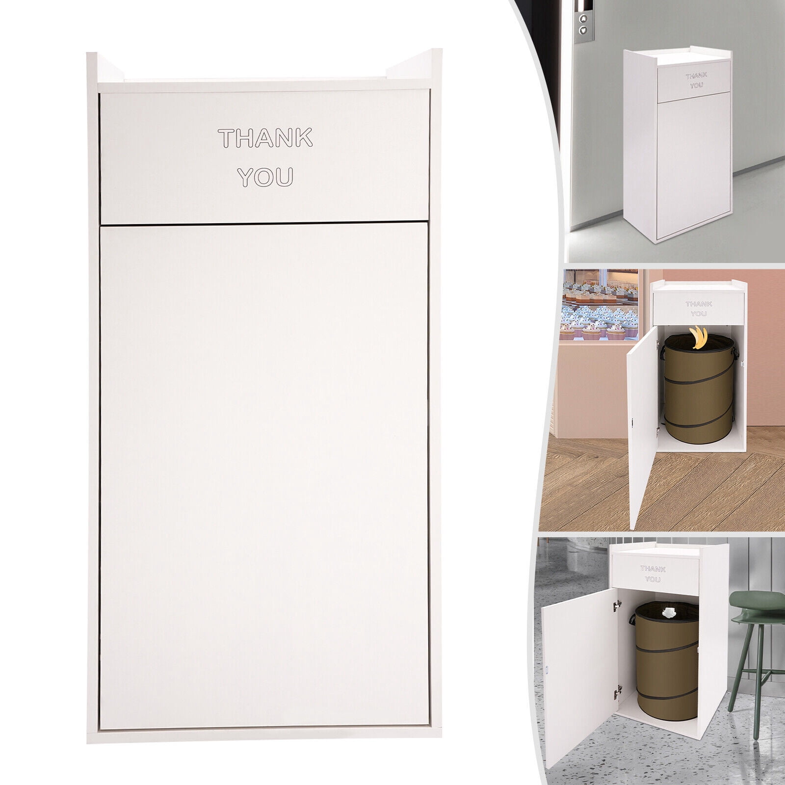 ToppiJoy Trash Can, Commercial Trash Can, Trash Can Cabinet with a 30L ...
