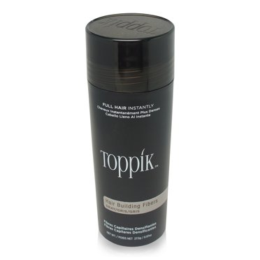 Toppik Hair Building Fibers, Gray, 12g | Thicker, Fuller Hair | For Men ...