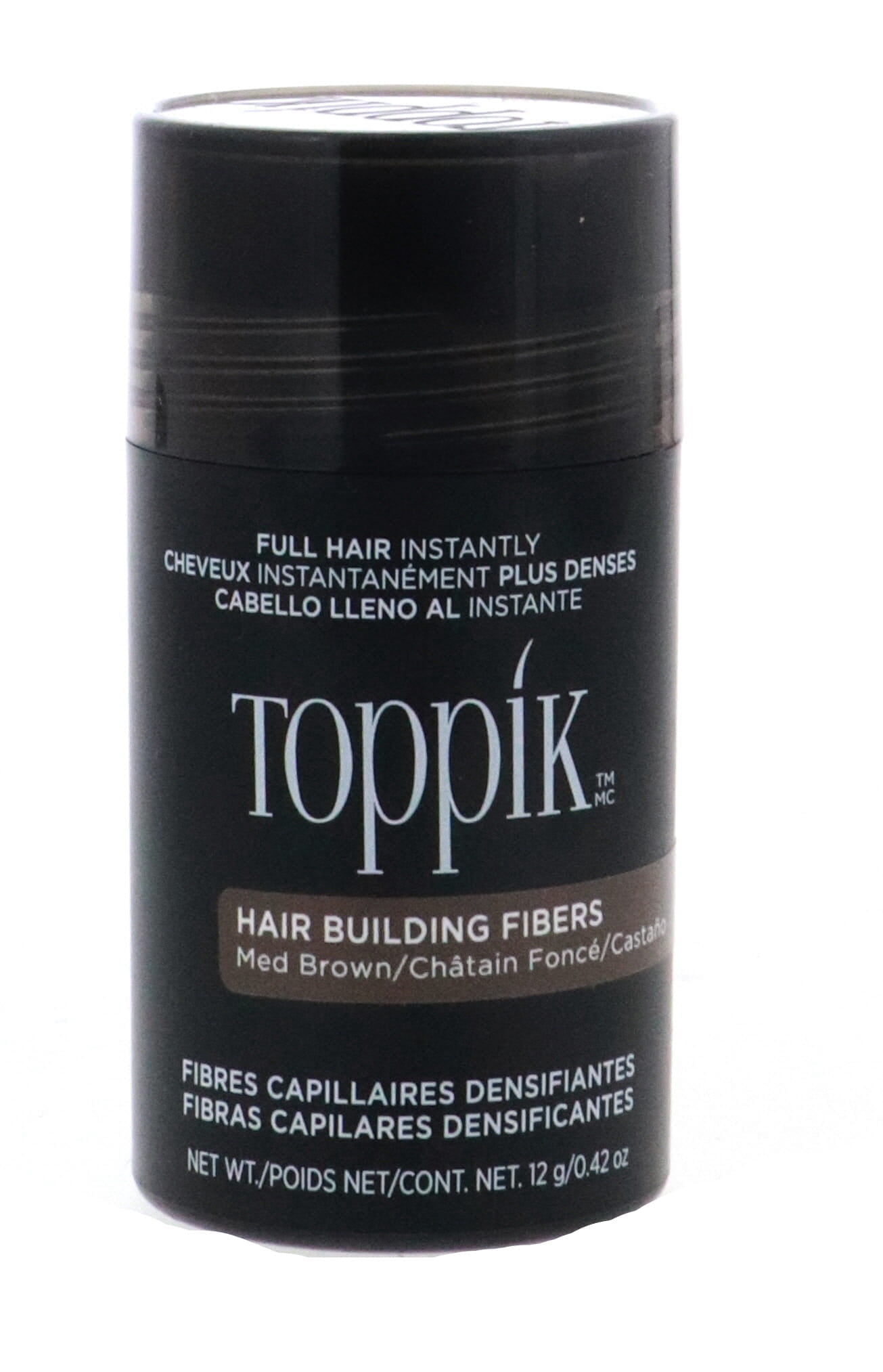 Toppik Hair Building Fibers, Medium Brown, 0.42 oz, Thinning Hair ...