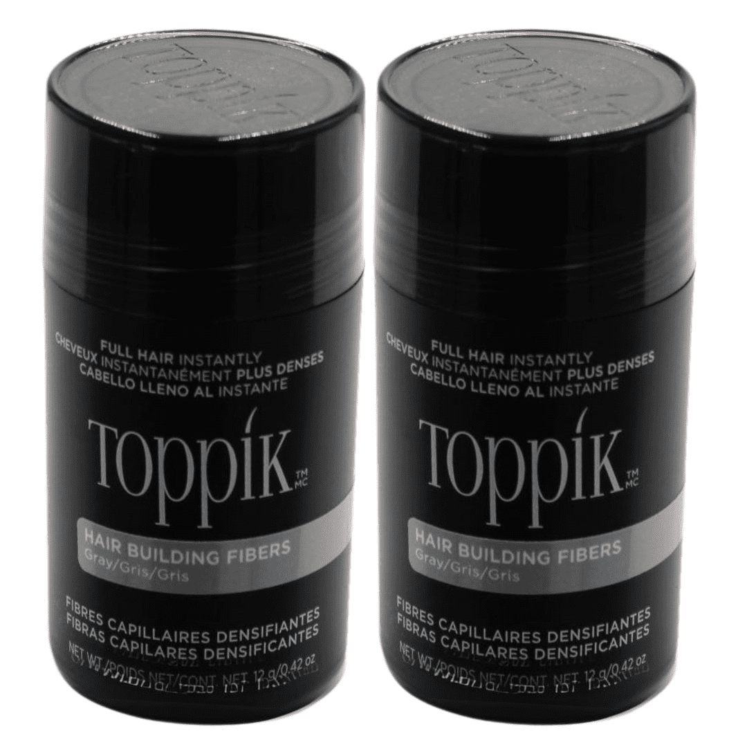 Toppik Hair Building Fibers, Gray - Instant Solution for Thinning Hair ...