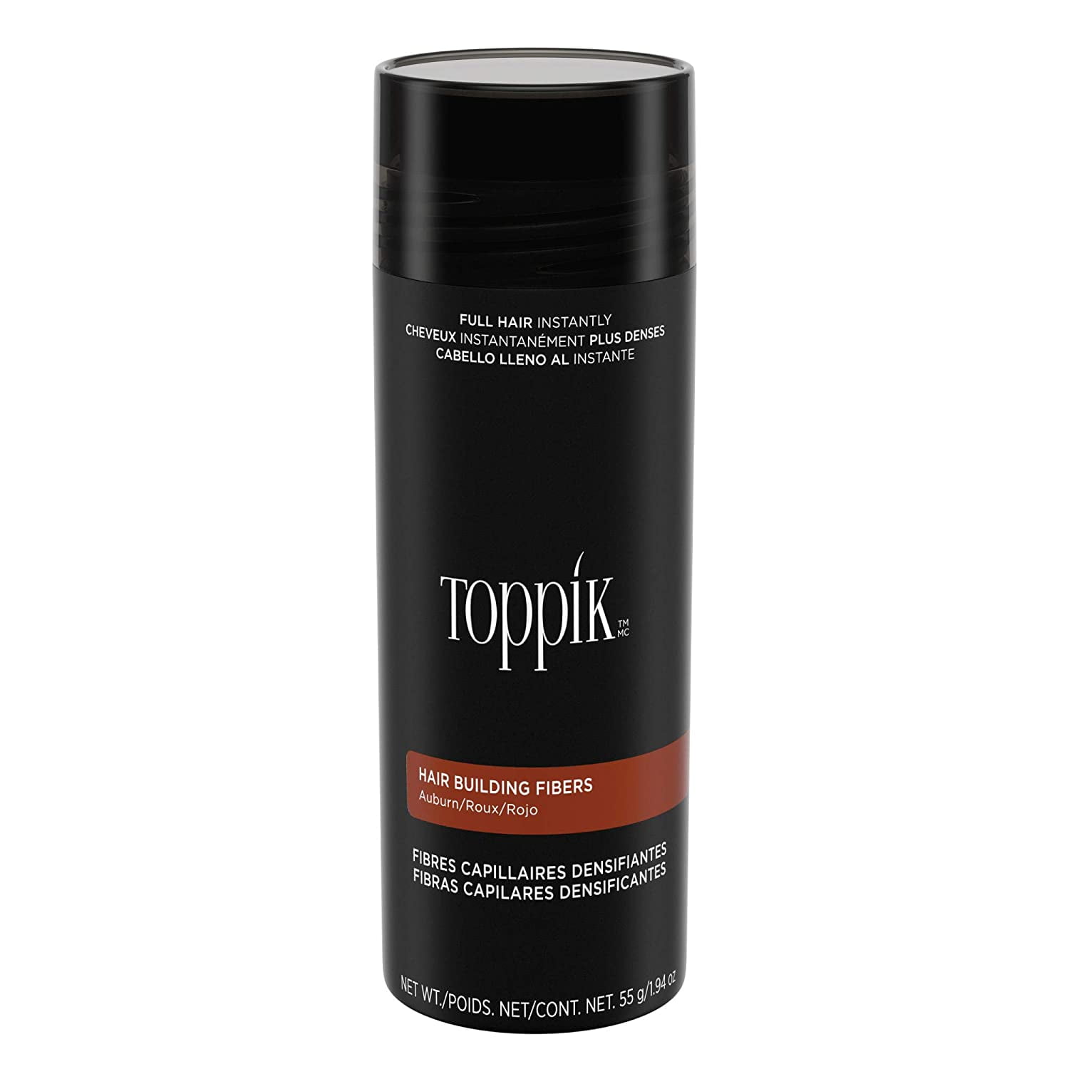 Toppik Hair Building Fibers, Large Size, Natural-Look, Wind & Rain ...