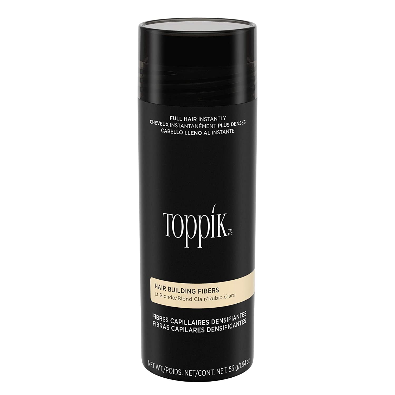 Toppik Light Blonde 55 g / 1.94 oz Hair Building Fibers, Fill In Fine ...