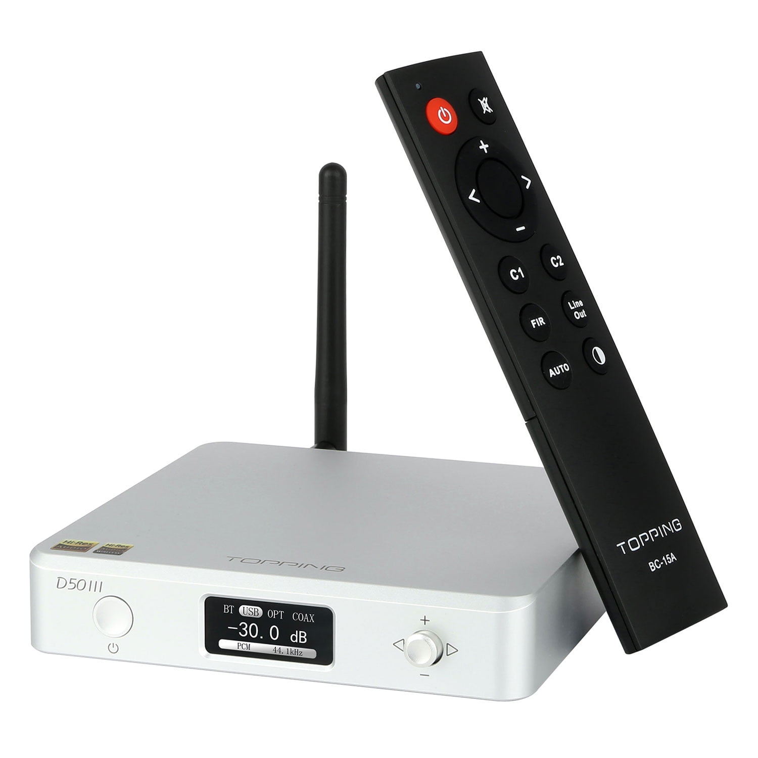 Topping D50 III DAC Preamplifier - LDAC Bluetooth 5.1, Dual ES9039Q2M ...