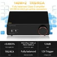 Topping PA5 II Plus Power Amplifier 140W x 2 Class D Fully Balanced AMP ...