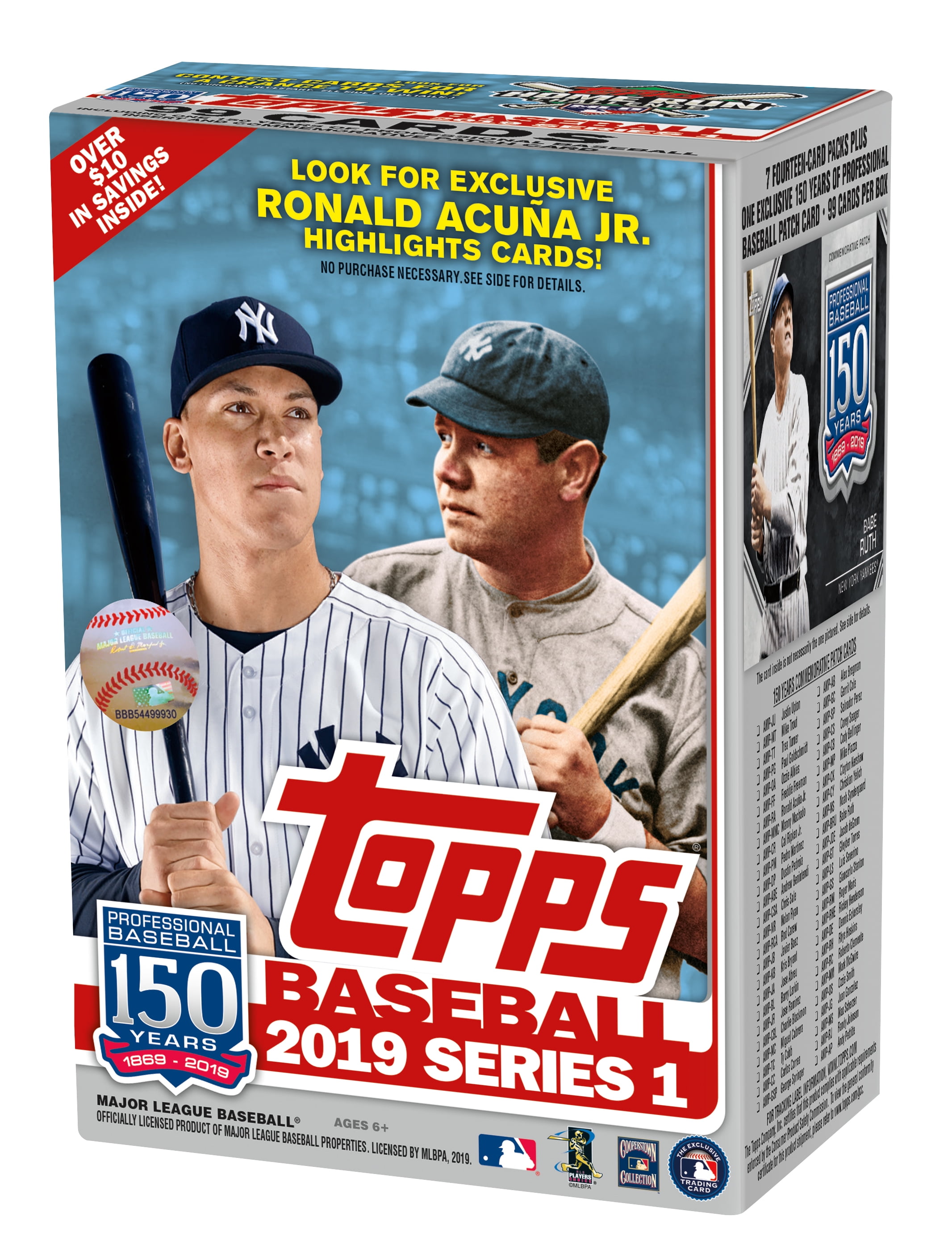 Topps 2019 Baseball Series 1 Trading Cards Relic Box (Retail Edition ...