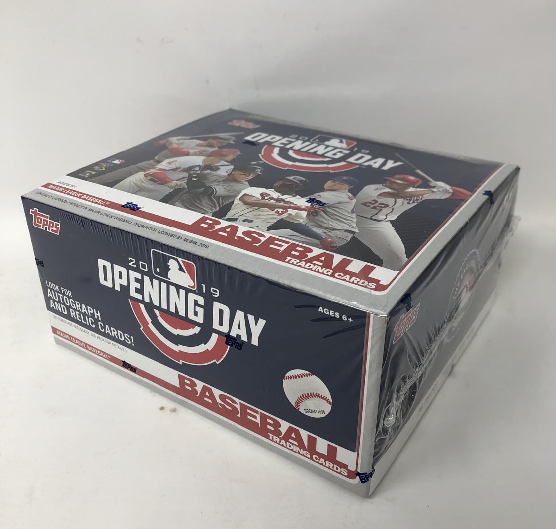 Topps 2019 Opening Day Baseball Retail Display Box (36 Packs) - Walmart.com