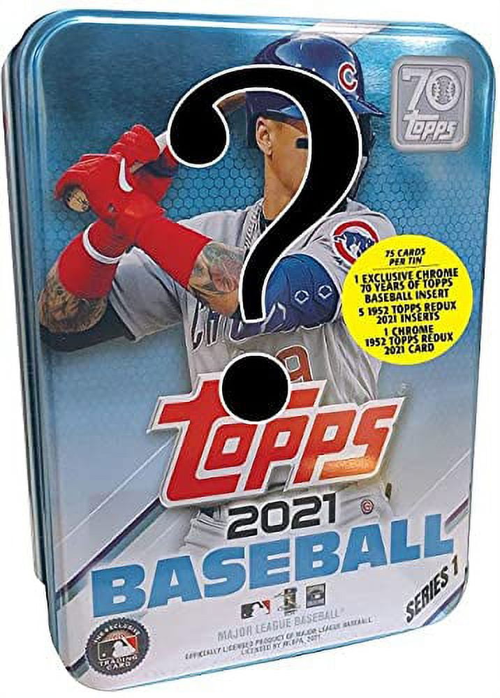 Topps 2021 Series 1 Baseball Tin - Walmart.com