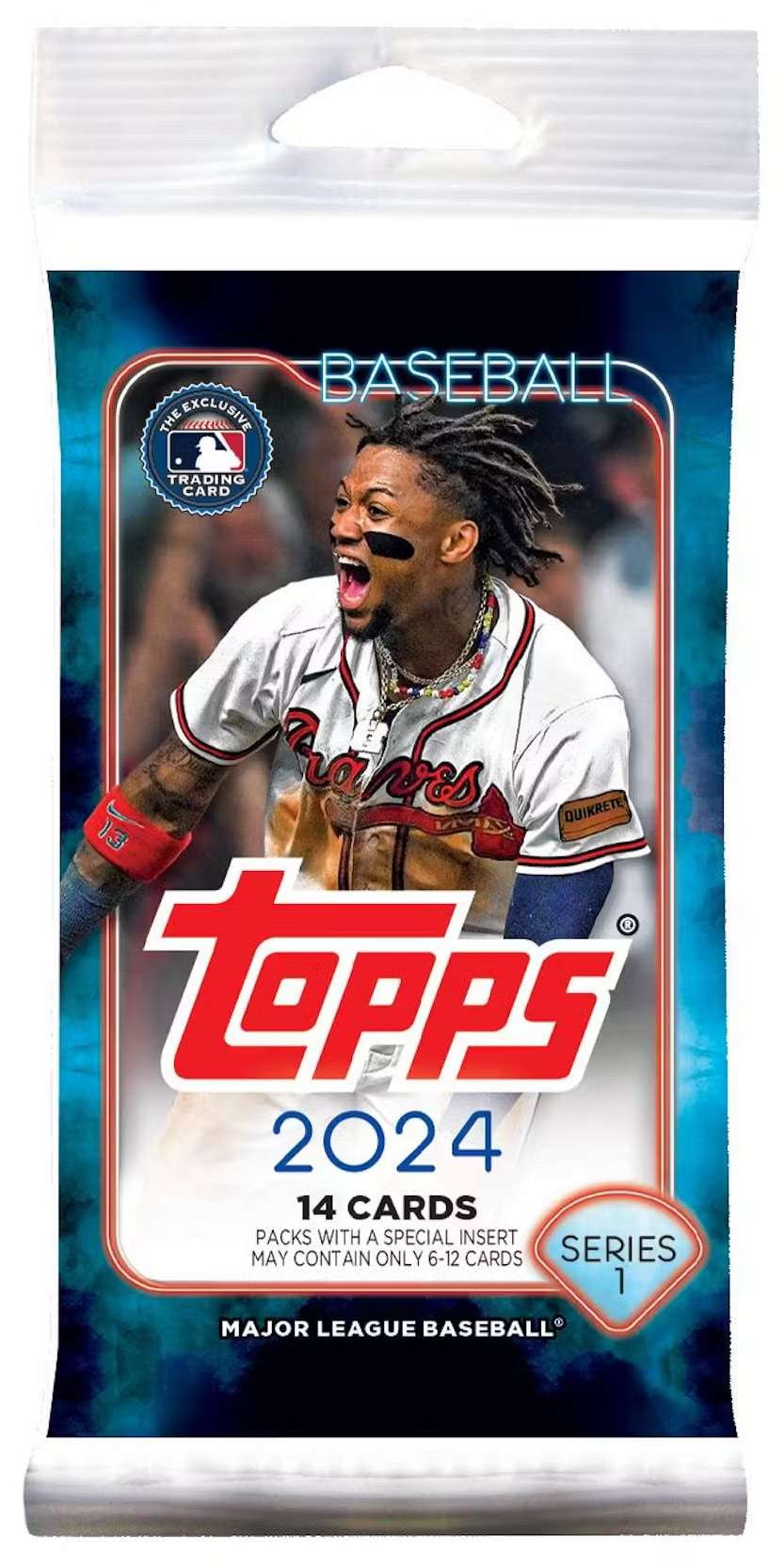 Topps 2024 MLB Series One Baseball Card Pack - 14 Cards per Pack ...