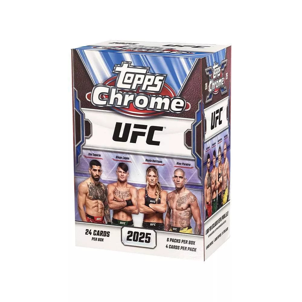 Topps 2025 Chrome UFC Trading Card Value Blaster Box - Walmart.com