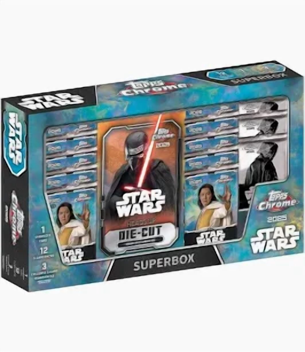Topps Chrome Star Wars Super Box 2025 Trading Cards Exclusive - Walmart.com