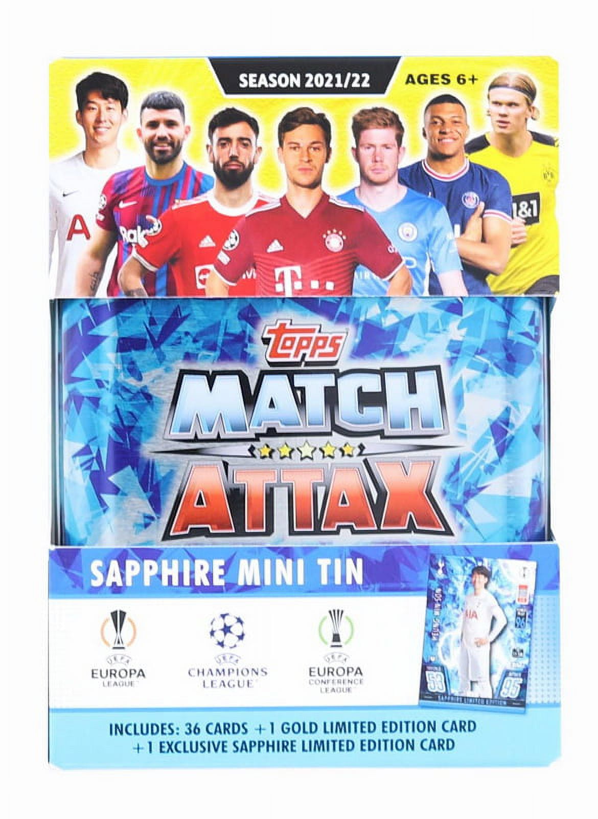 Topps TPS-FGC004622_SAP-C 2021/22 Topps UEFA Champions League Attax Mini Tin | 36 Cards ...