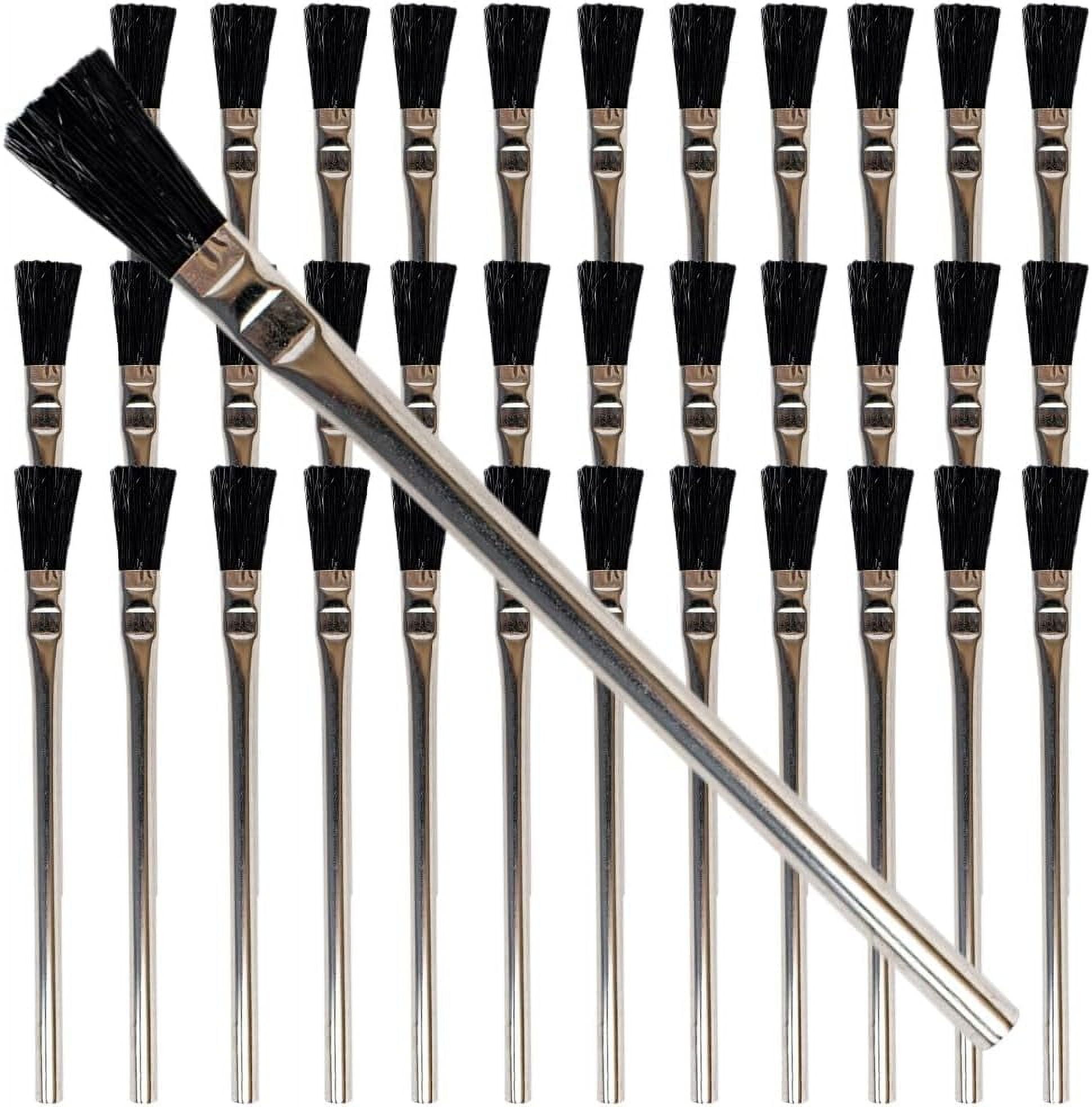 Topreu - Acid Brushes - 36 Count 3/8 Inch Boar Hair Acid Flux Brushes ...
