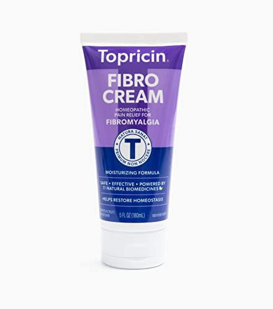 Topricin FIBRO Pain Relieving Cream, 6 oz, Rapid Relief for ...