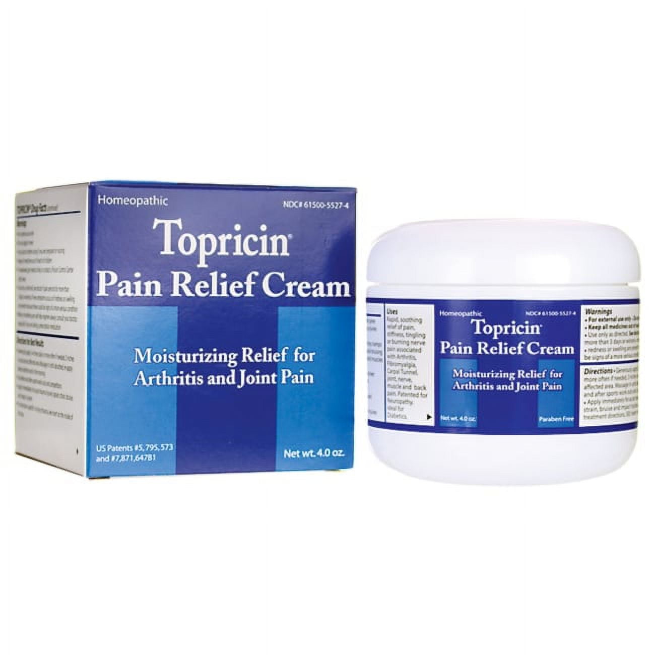 Topricin Pain Relief Cream, 4.0 oz - Walmart.com