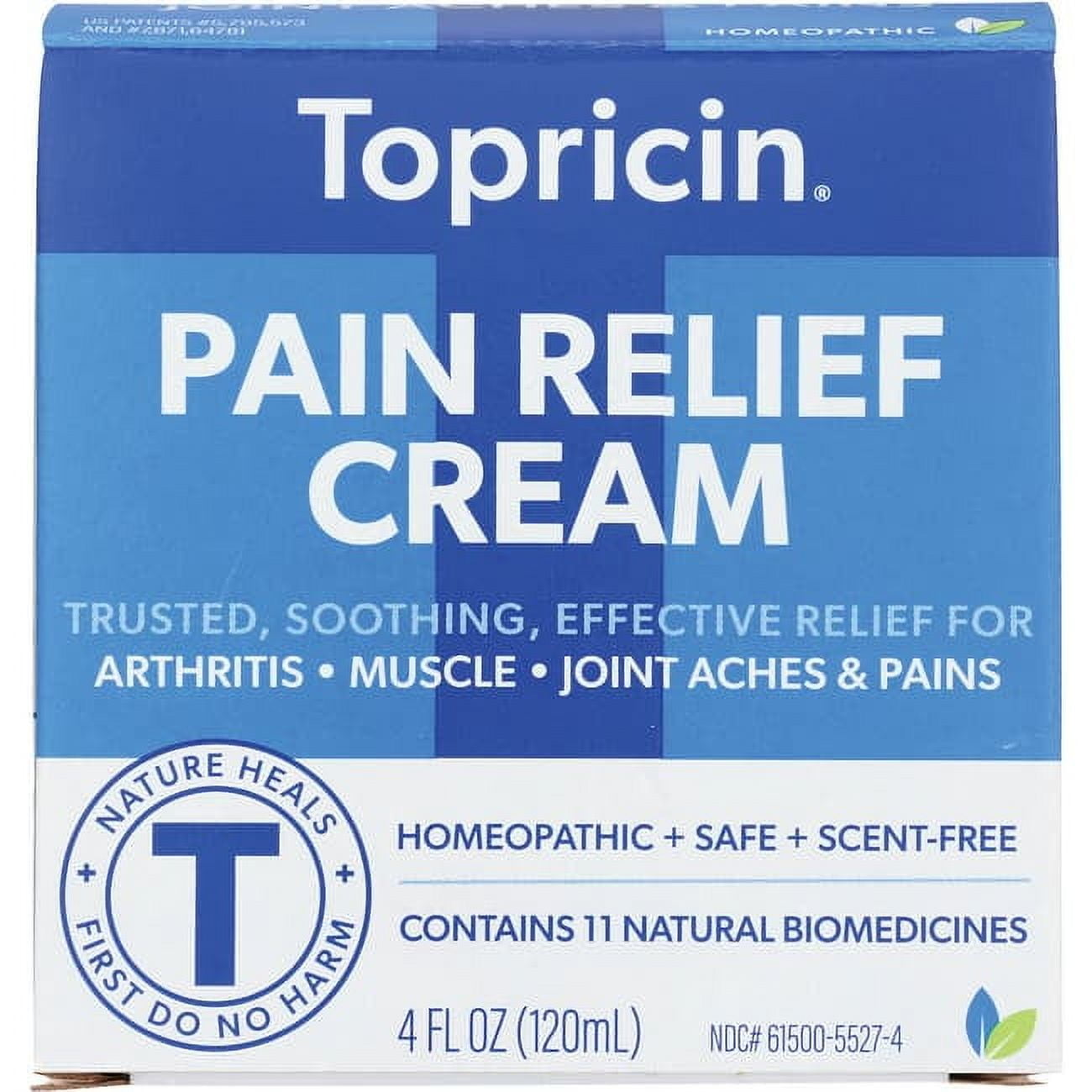 Topricin Odorless Pain Relief Cream - Arthritis Rub, 4 fl oz - Walmart.com