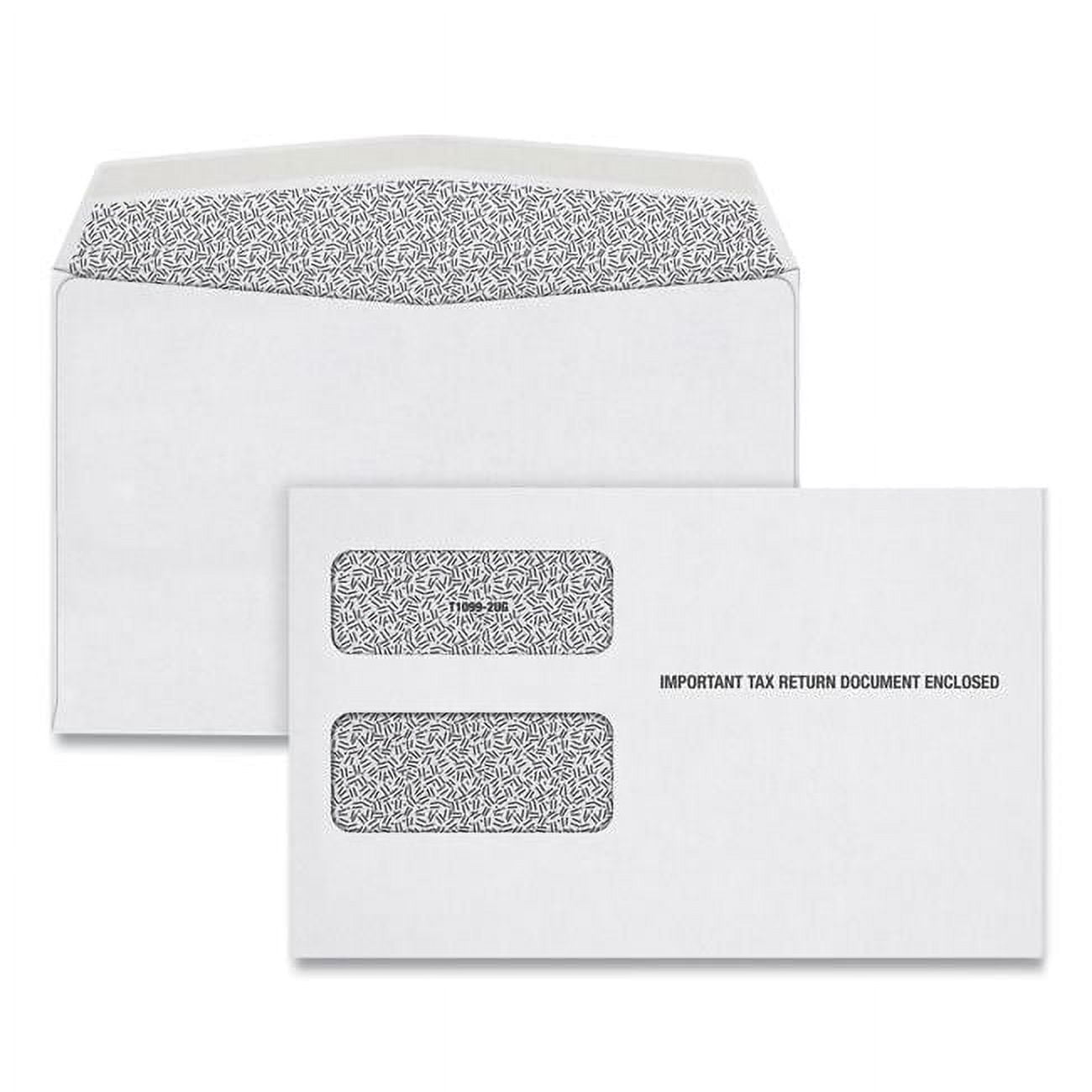 Tops 1098Misc Double Window Envelope - Pack of 500 - Walmart.com