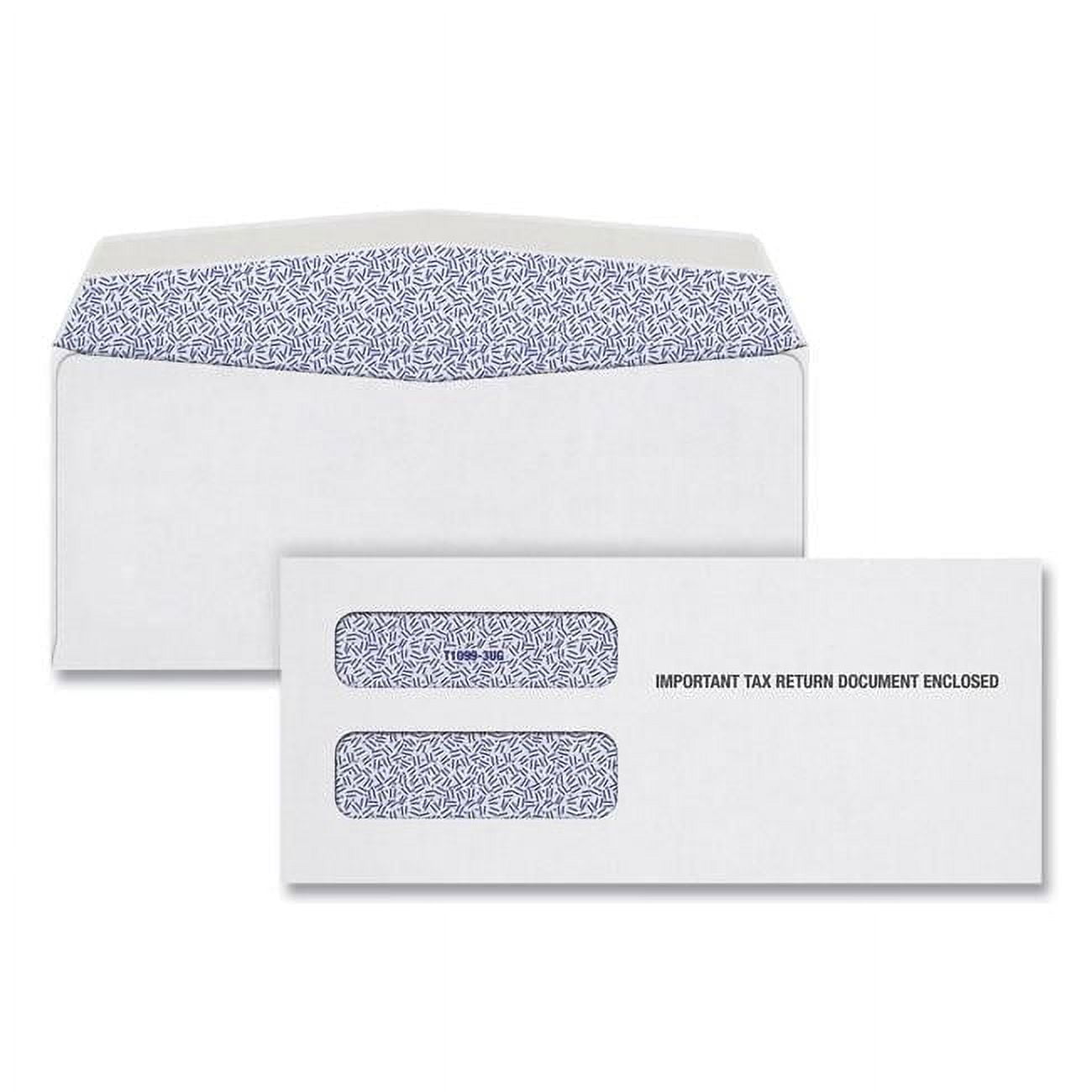 Tops 1099 Double Window Envelope - Commercial Flap, Gummed Closure ...