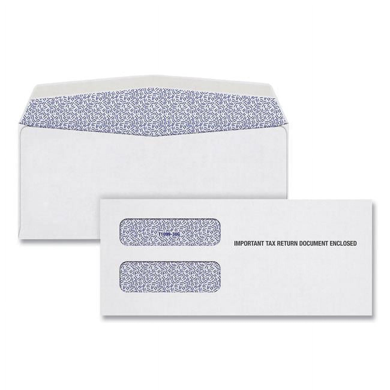 Tops 1099 Double Window Envelope - Pack of 500 - Walmart.com