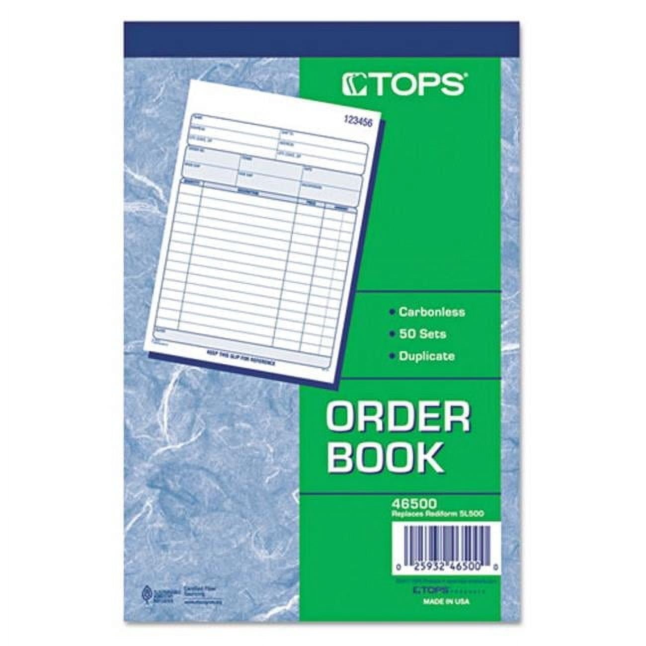 Tops 2-part Carbonless Sales Order Book - Walmart.com