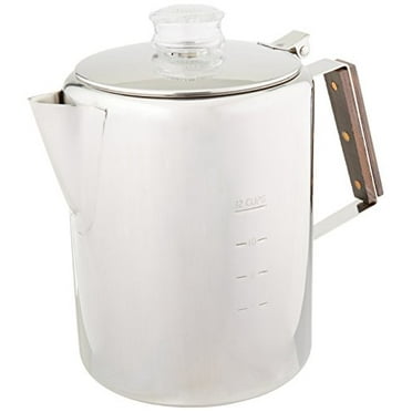 Coleman Stainless Steel Percolator, 12 Cup - Walmart.com