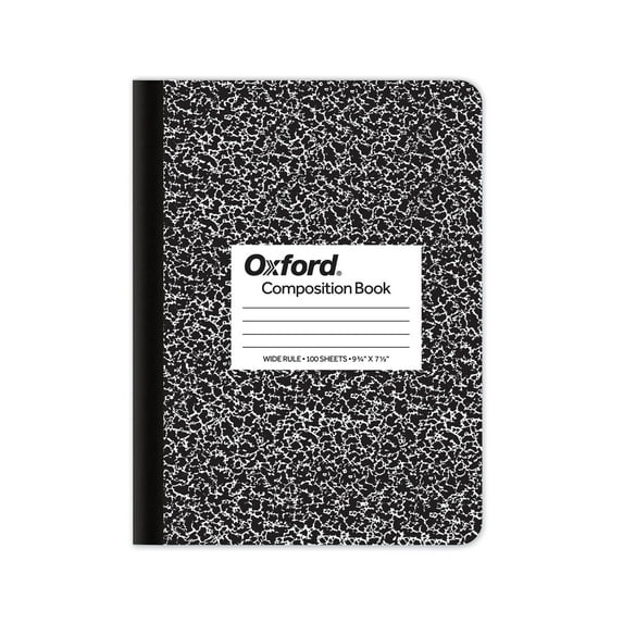 Tops Business Forms Composition Book, Wide/legal Rule, Black Marble ...