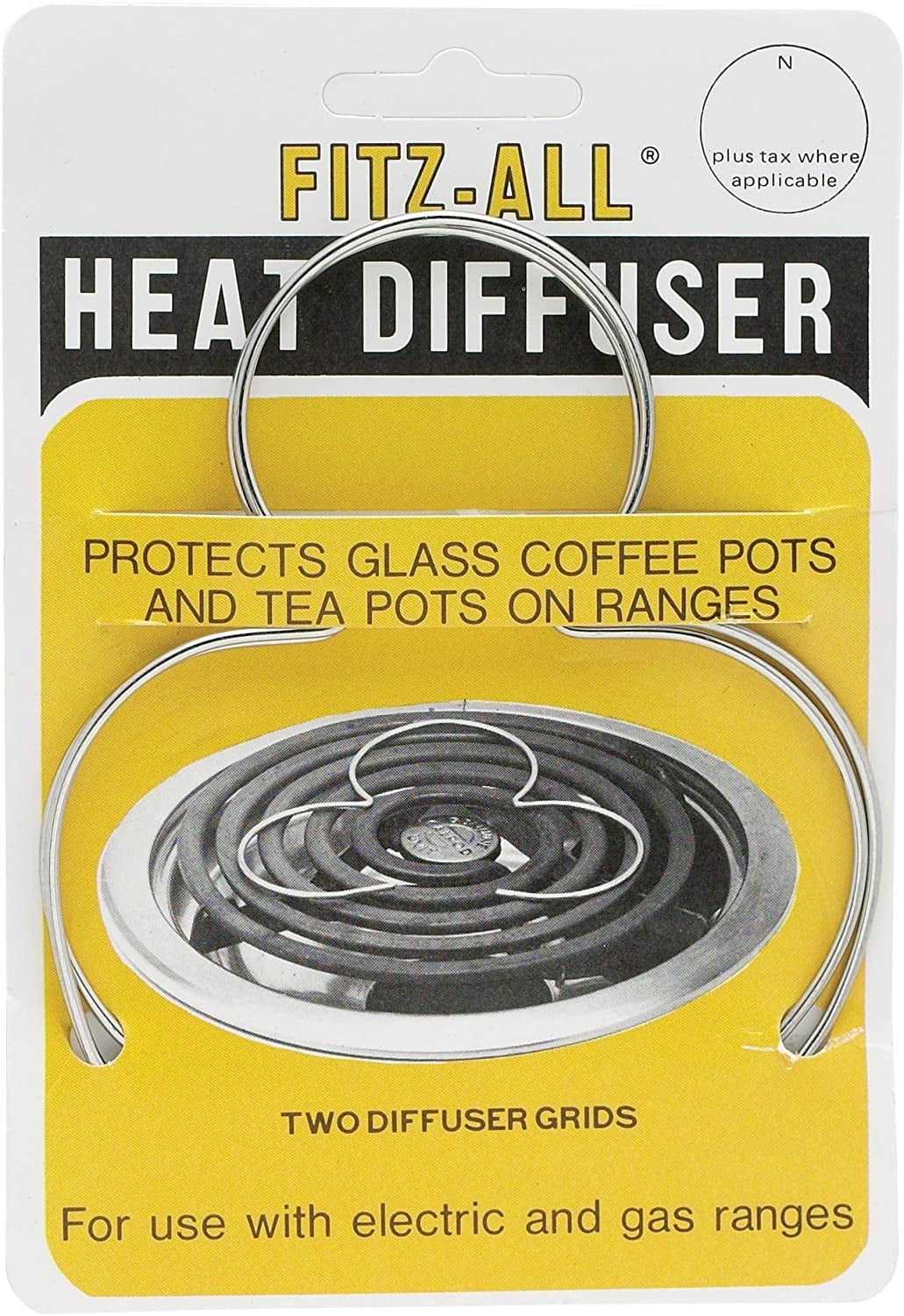 Tops Fitz-All Stove Top Heavy Gauge Metal Heat Diffuser - 2 Pack ...