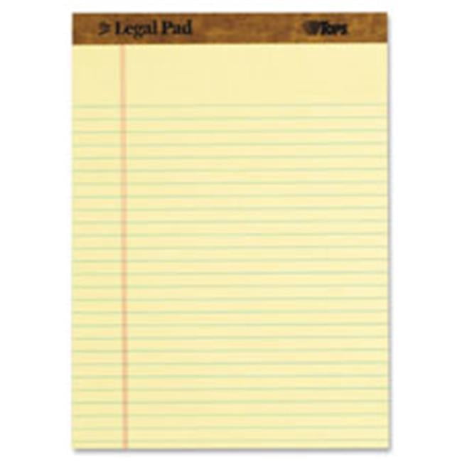 Tops Legal Ruled Writing Pads- 3 Per Pack - Walmart.com