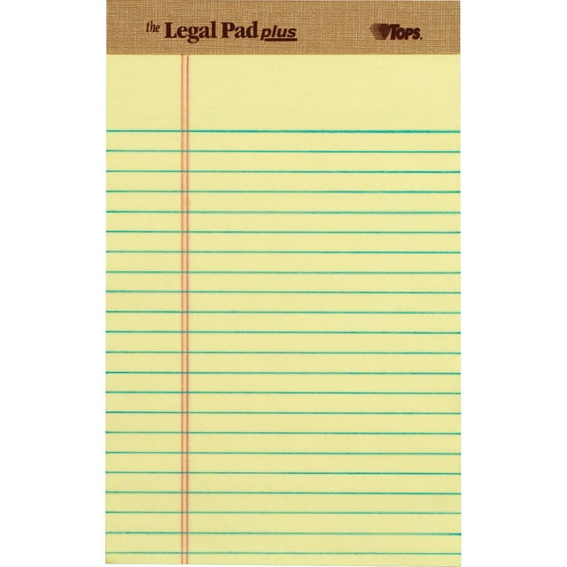 Tops The Legal Pad 71501 Notepad, 12 / Dozen (Quantity) - Walmart.com