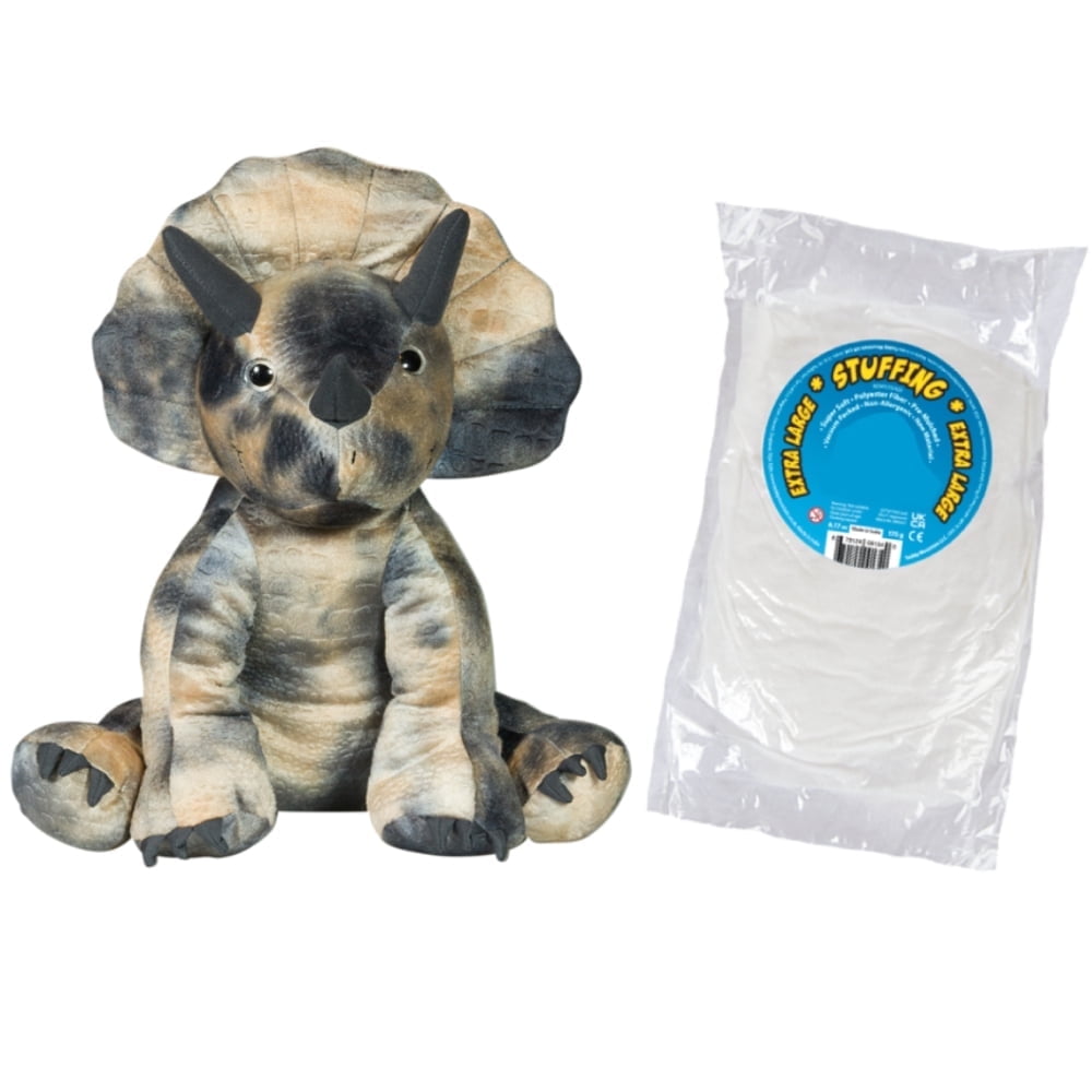 Plush Gear Tops the Triceratops 16" Stuffed Toy – Soft Plush with Pre ...