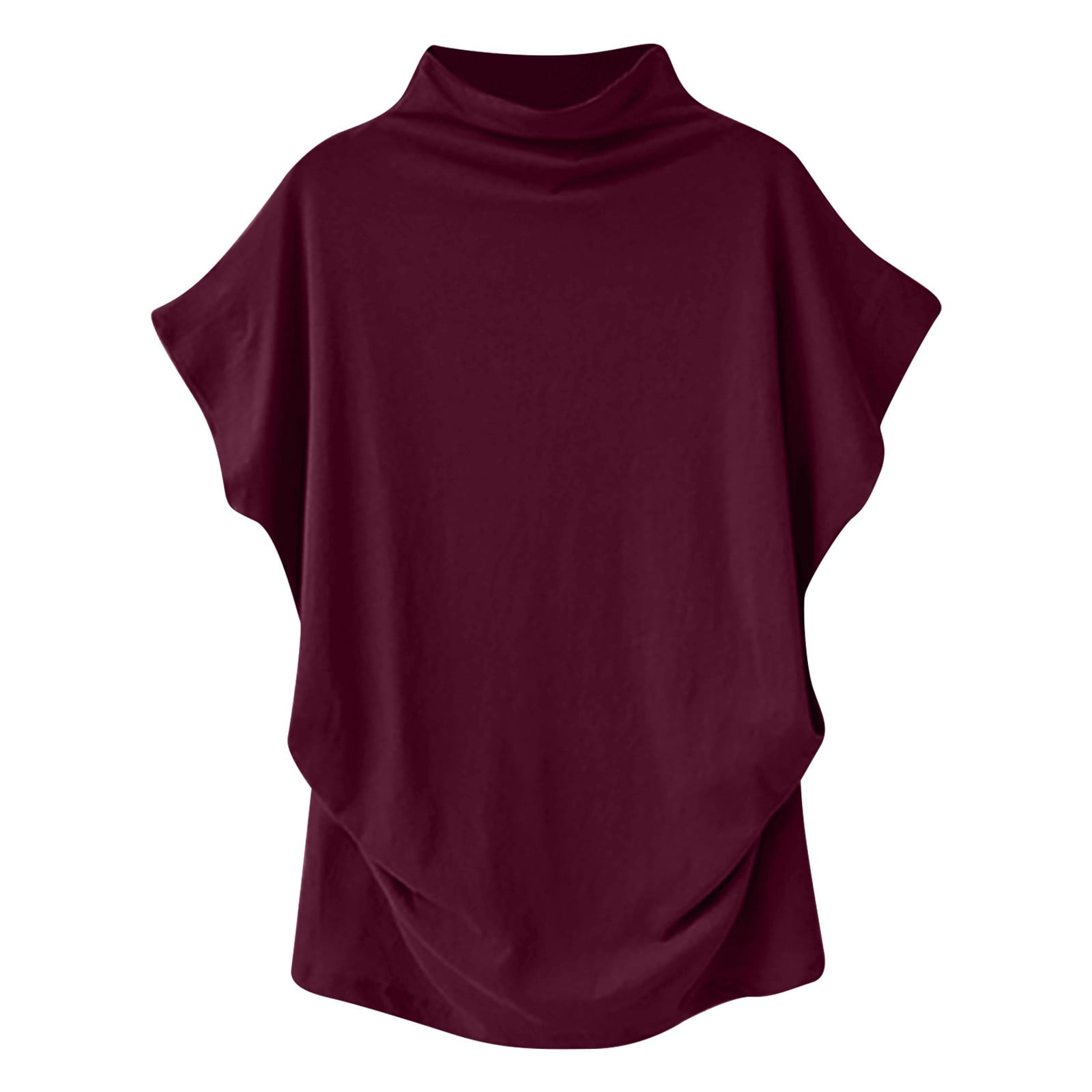 Tops For Women Trendy, Casual Turtleneck Cap Sleeve Corset Tops Summer ...