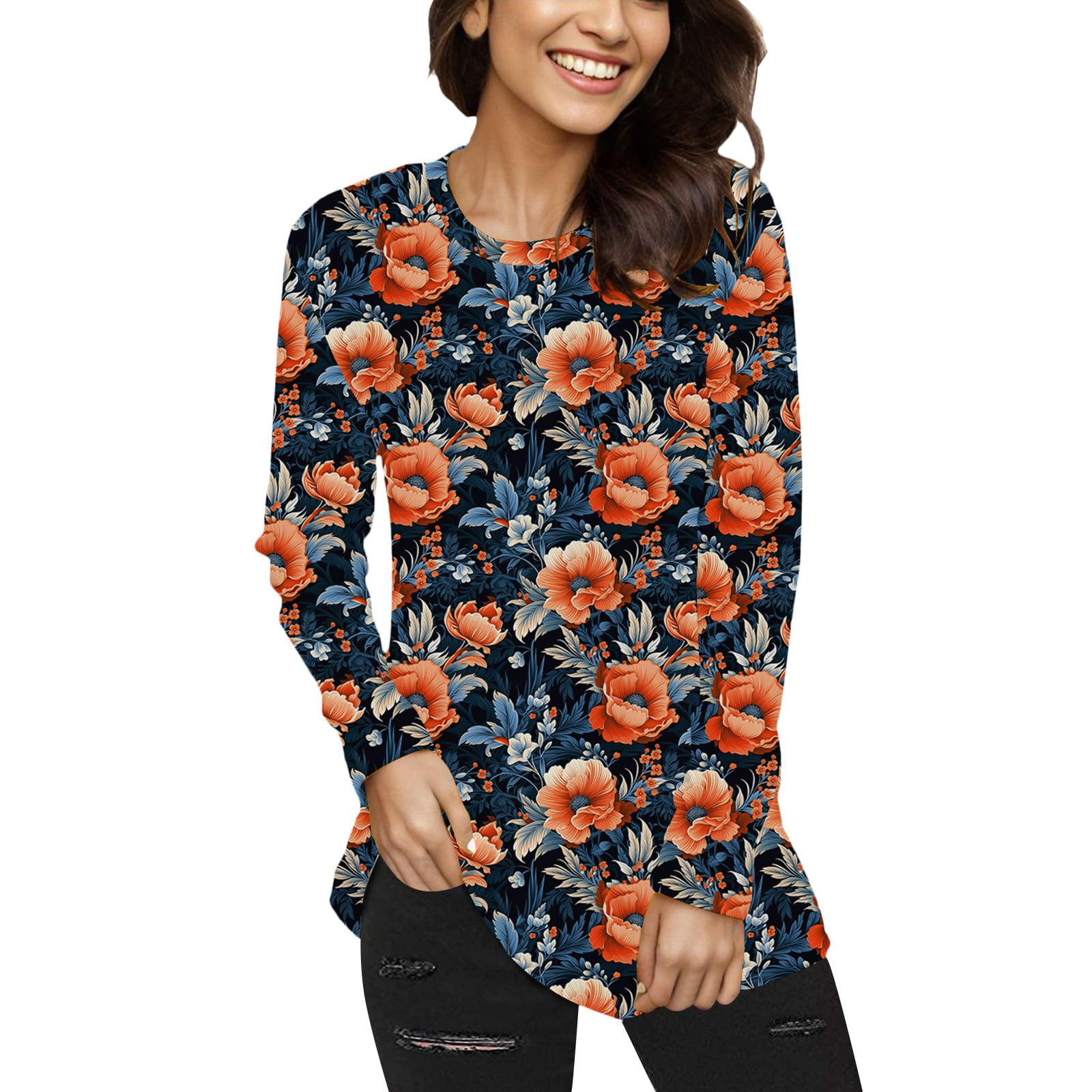 Tops for Women Trendy Tee Shirt Dress Women under Scrub Spandex Bodysuit Tech Shirt Evening ...