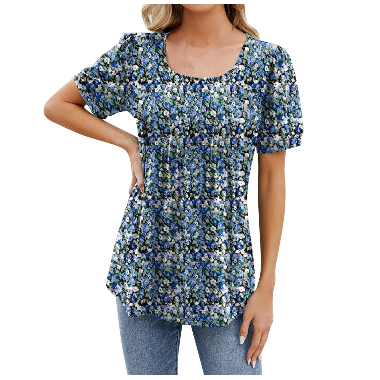 Tops for Women Trendy Her Universe Floral Top Long Sleeve Lady Long S ...
